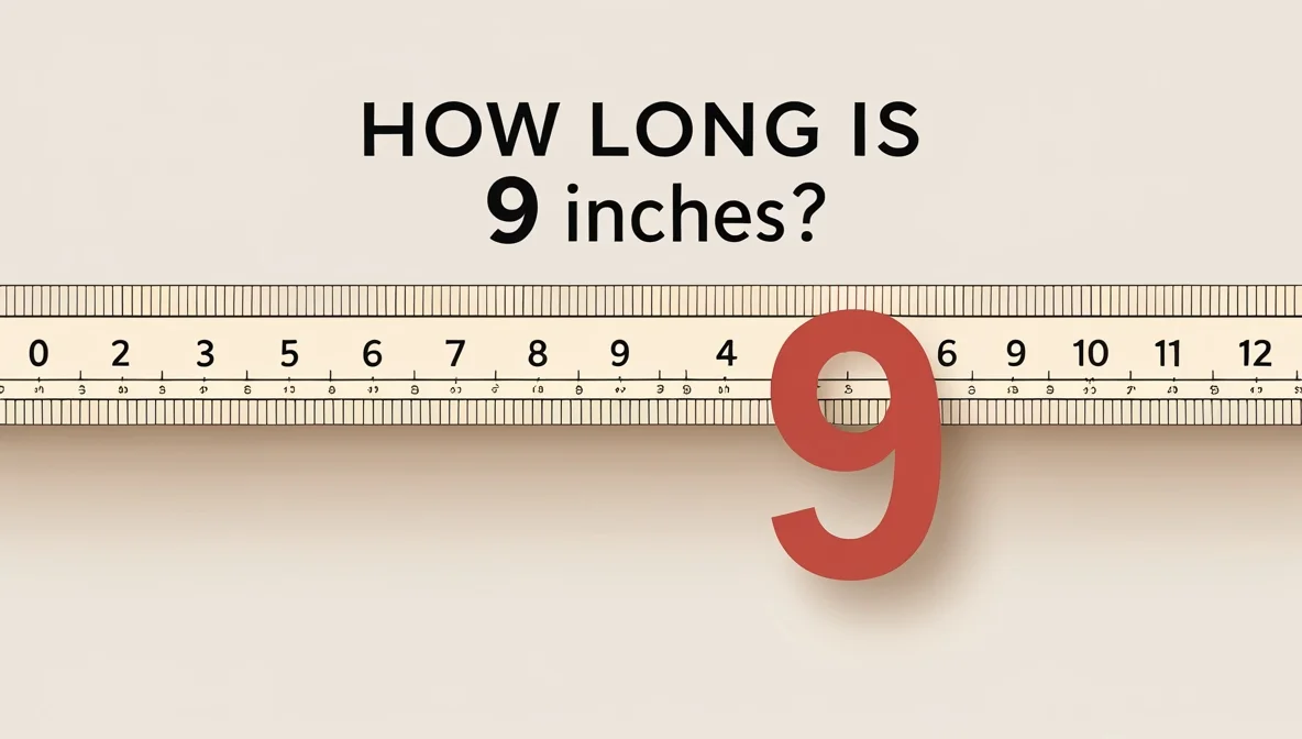How Long Is 9 Inches? 14 Surprising Things To Know! - MeasureScopez